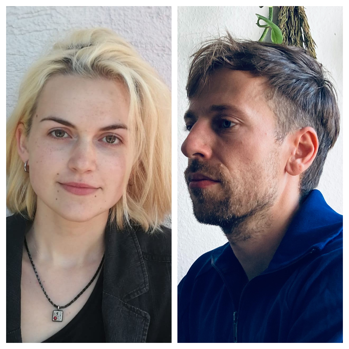 Die Kandidat*innen des 29. open mike | Laura Anton und Sebastian Behr ...