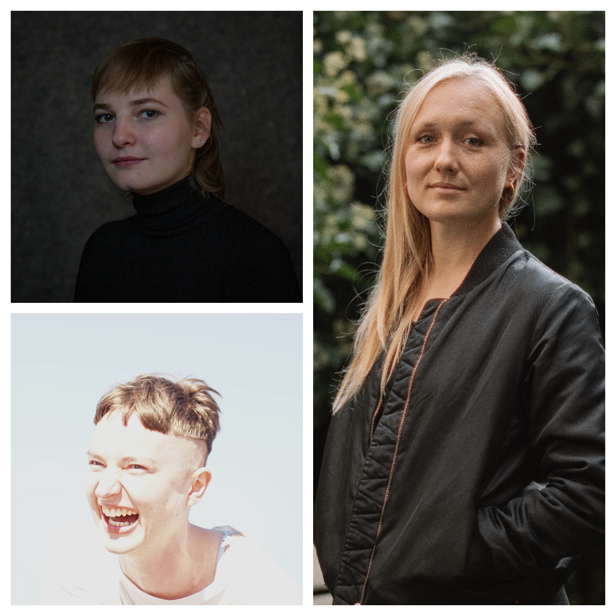 Die Kandidat:innen des 30. open mike | Ruth-Maria Thomas, Clara Cosima ...